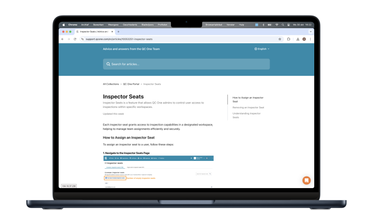 Introducing the new and improved QC One Support Center! Part One. - QC One